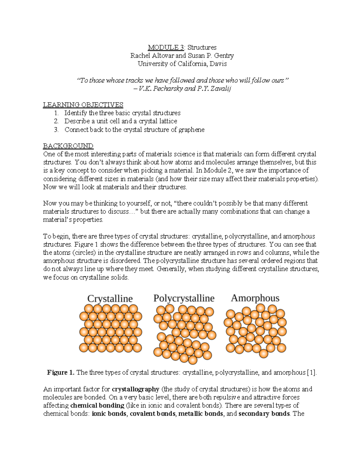 Module 3- Structures Final - MODULE 3: Structures Rachel Altovar and ...