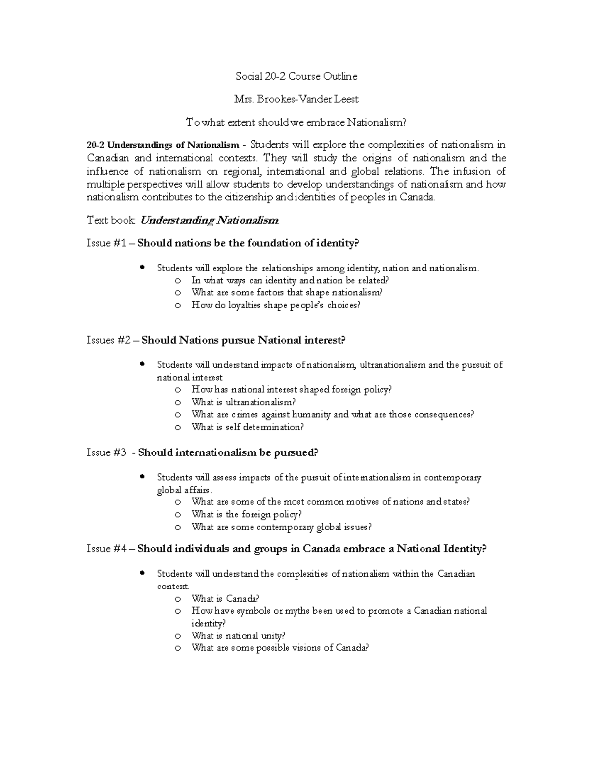 Microsoft Word - 20-2 Course Outline - - Studocu