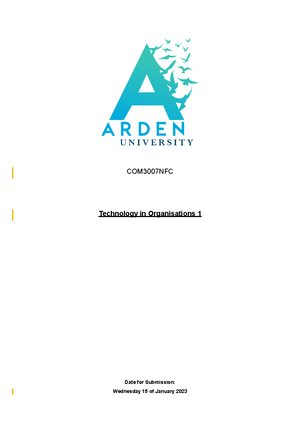 Arden University - Studocu