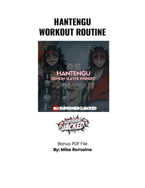 Baki Calisthenics Workout PDF - BAKI CALISTHENICS WORKOUT ROUTINE Bonus ...