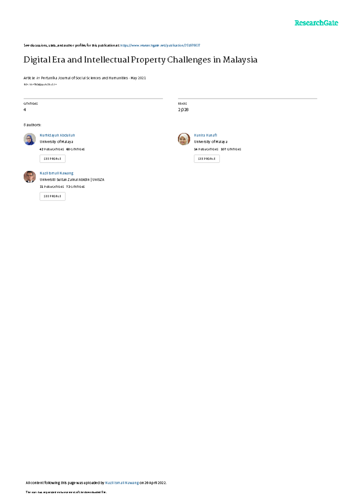 2021-JSSH-Digital Eraand Intellectual Property Challengesin Malaysia ...