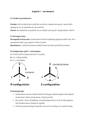 Kapittel 3 - sammendrag organisk kjemi - Kapittel 3 – alkener og alkyner Sigma bindinger ...