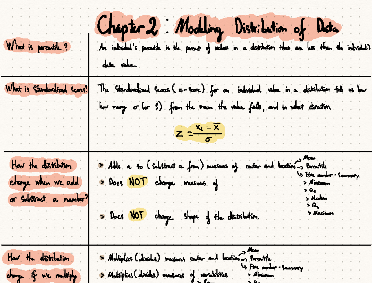 Chapter 2 Revieww - Chapter 2 Modeling Distribution of Data Whatis ...
