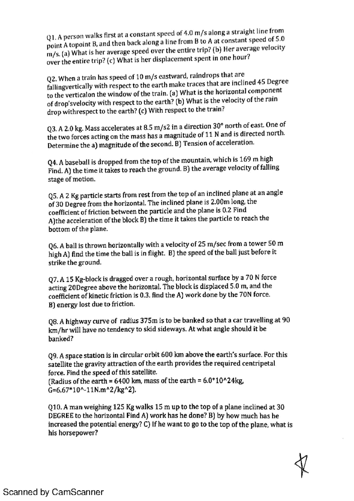 PHYS 204 - Sharma's Final Problems - PHYS 204 - Scanned by CamScanner Scanned by CamScanner ...