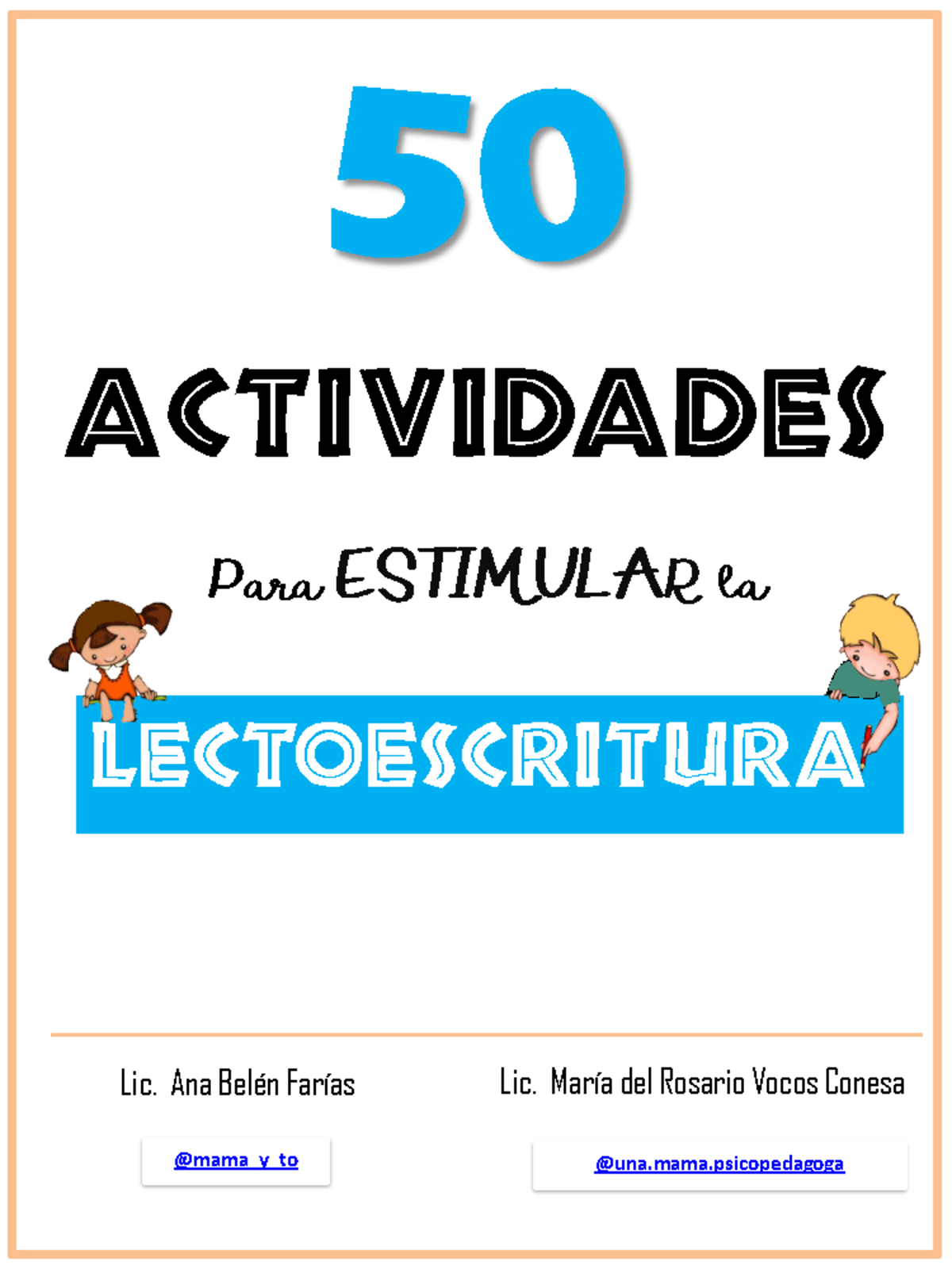 50 Actividades PARA Estimular LA Lectoescritura - ACTIVIDADES Para ...