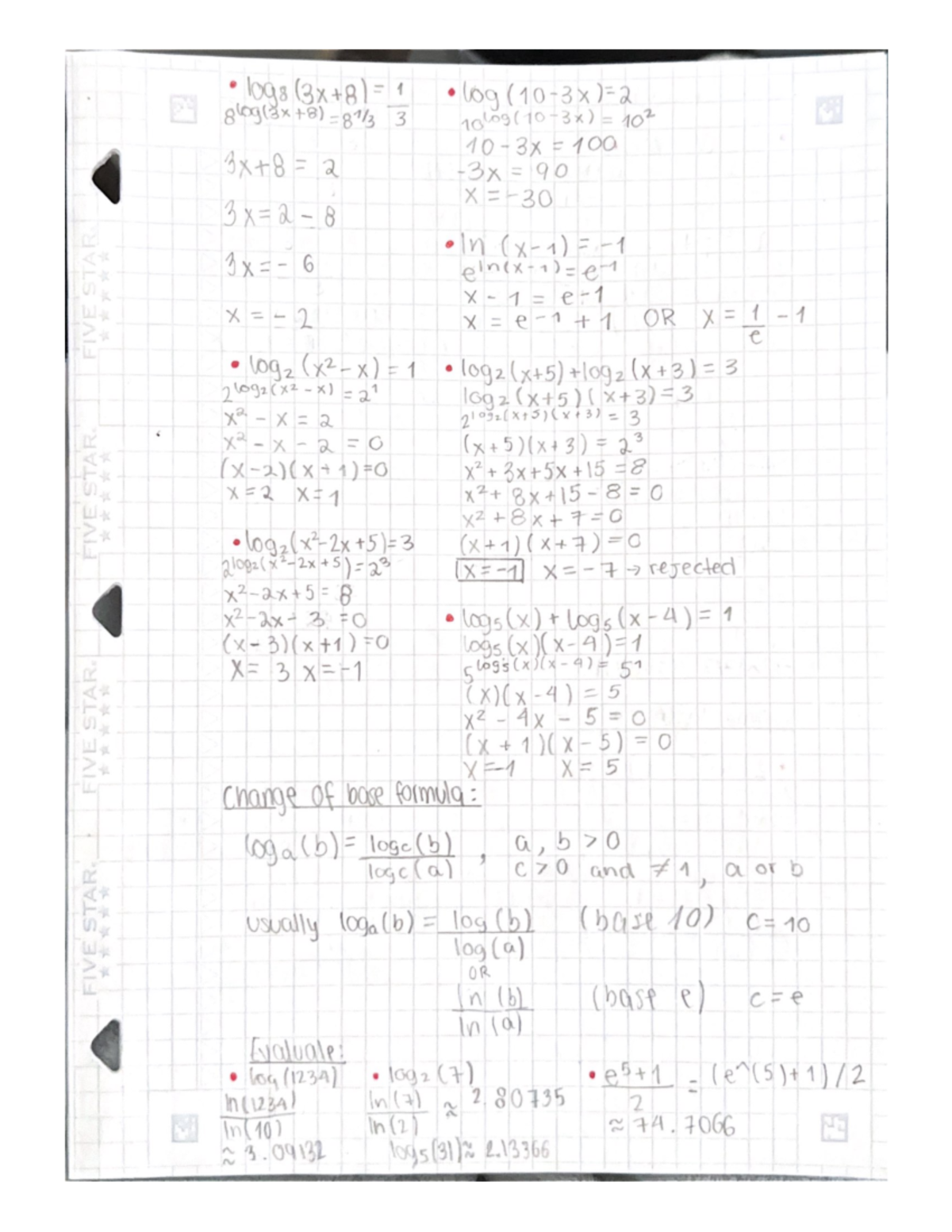 MTH 1030 Lecture / HW Notes Part 2 - MTH 1030 - Studocu