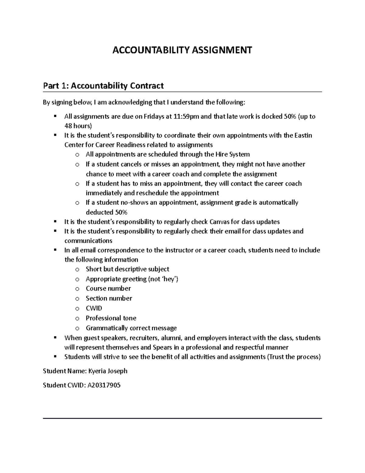 Accountability Assignment-1- Kyeria Joseph - ACCOUNTABILITY ASSIGNMENT ...