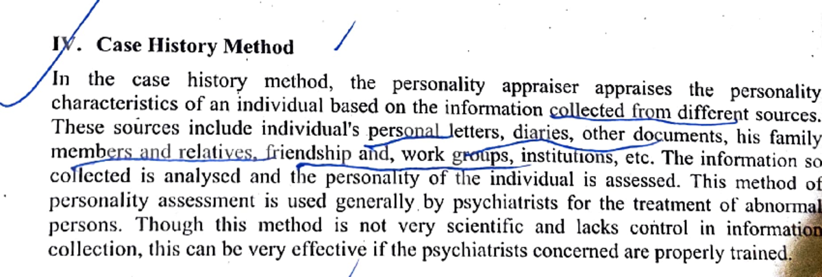 ORGANISATION BEHAVIOUR - Iy. Case History Method In the case history ...