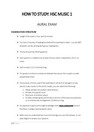2017 hsc marking guide music 2 - 2017 HSC Music 2 Musicology and Aural ...