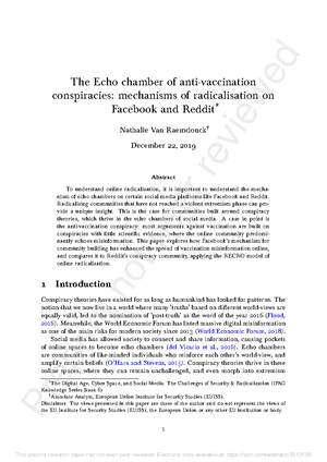 Arguedas et al 2022 echo chambers filter - Echo Chambers, Filter ...