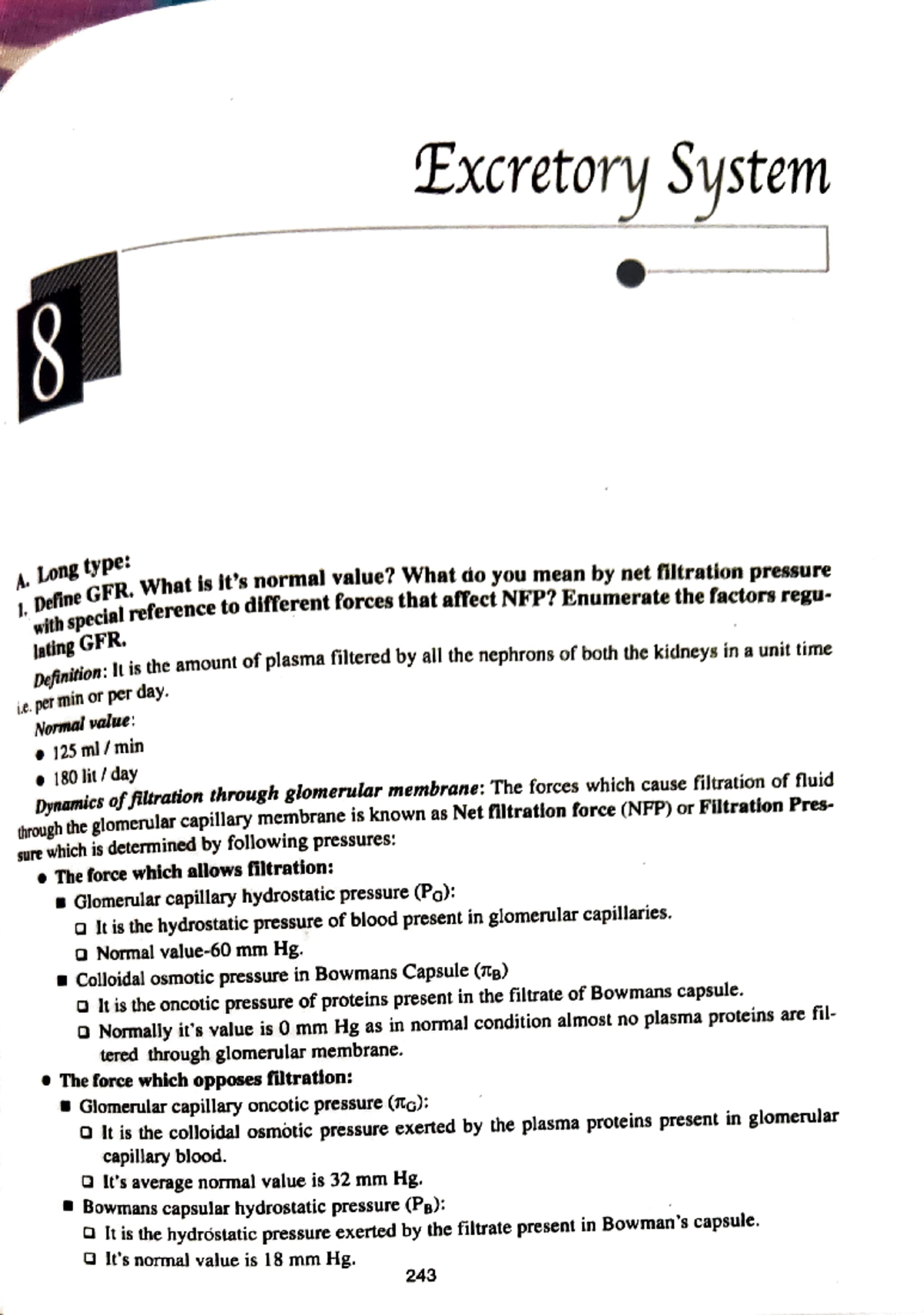 Exretory (AK Basak) - Lecture notes - Medicinae Baccalaures Baccalaures Churigae - Studocu