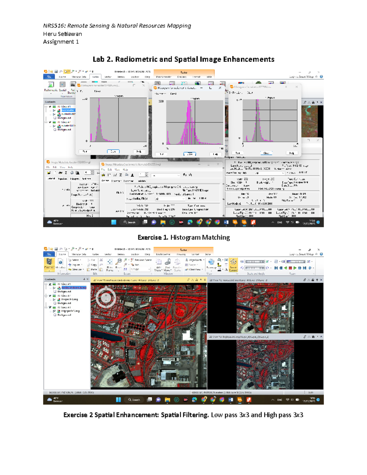 Lab 2 Exercise - this is a weekly assignment - NRS 516 - NRS516: Remote Sensing & Natural - Studocu