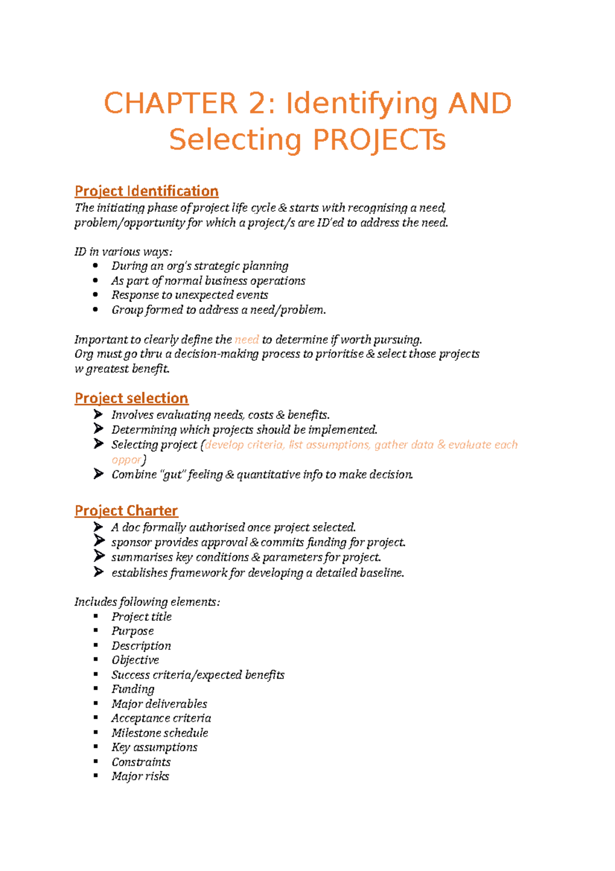 Chap 2 - This module requires you to extend notes on textbook as it ...