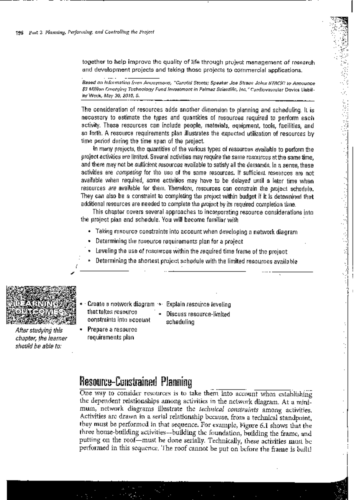 Project Management Chapter 6 Text Book Strategic Management Studocu