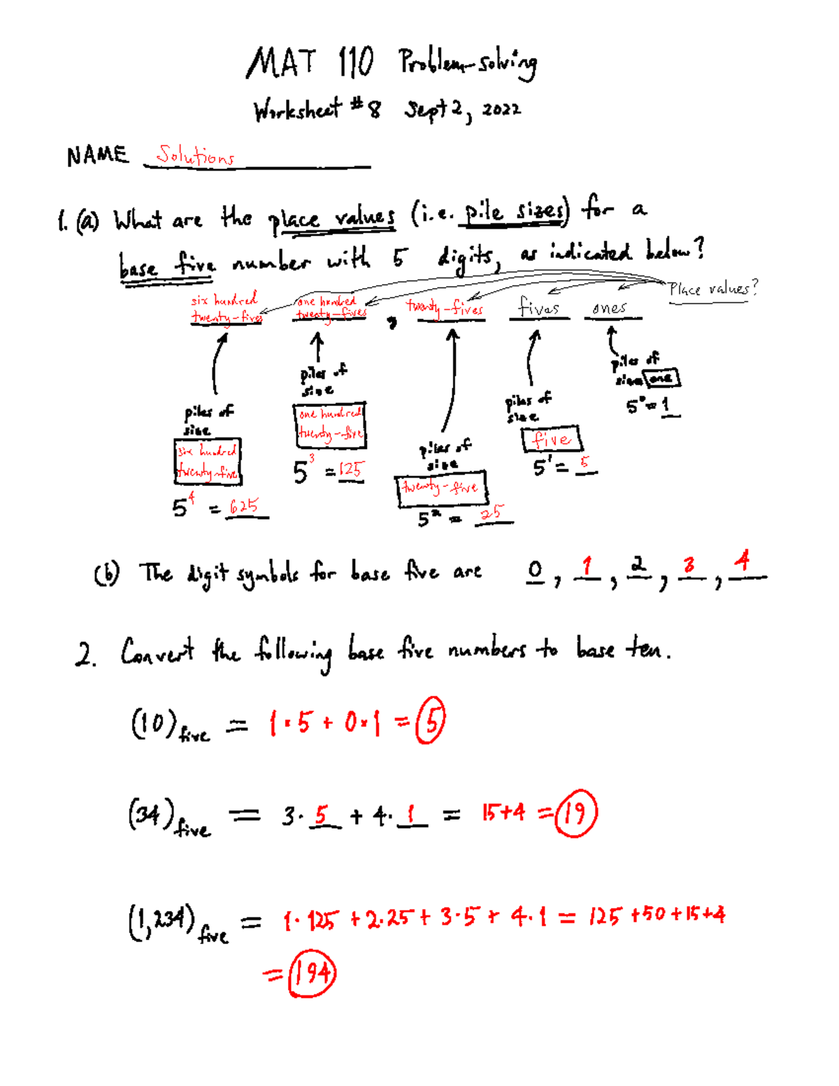 110-02 09-02 WS 08 - solutions - MAT 110 - Studocu