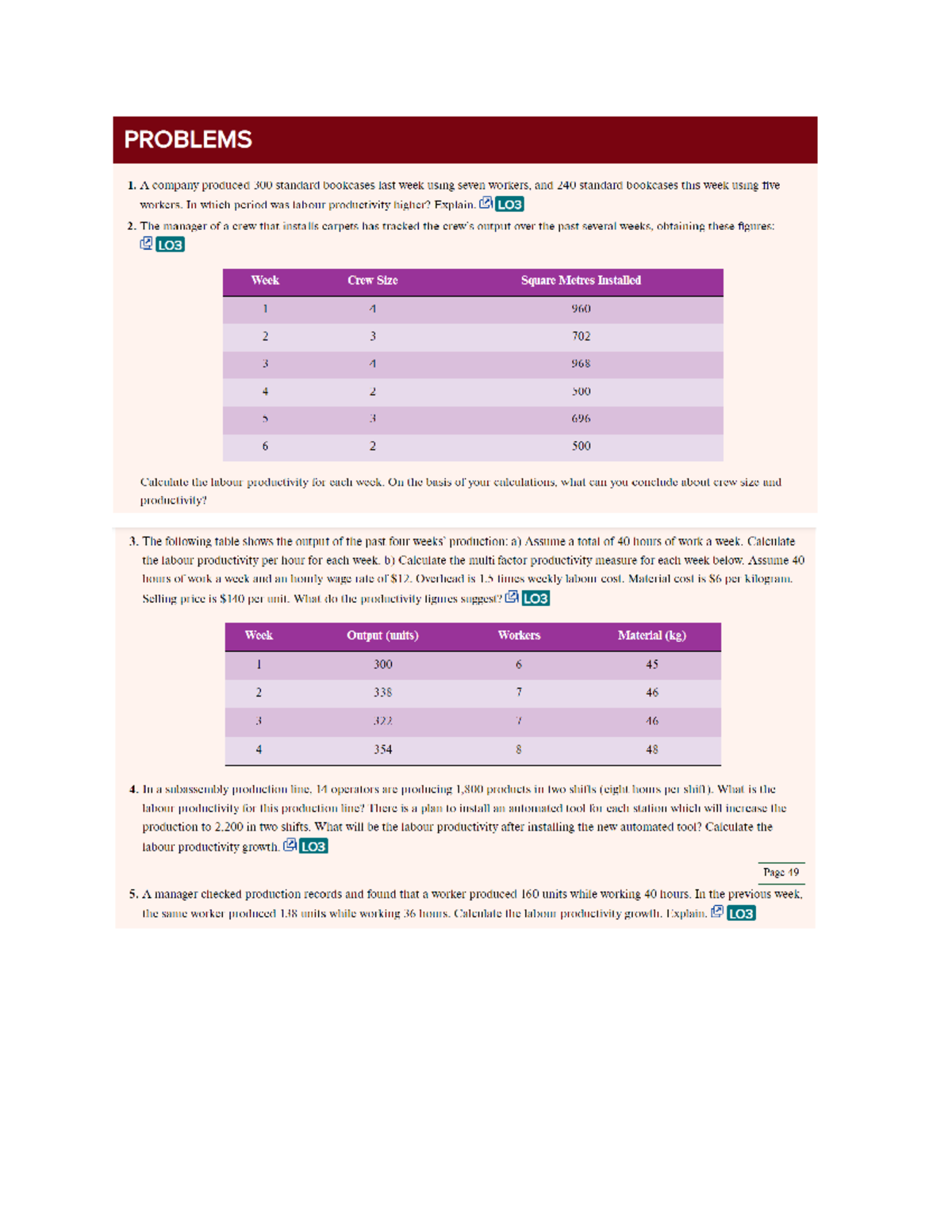 Practice problems - Operations Management - Studocu