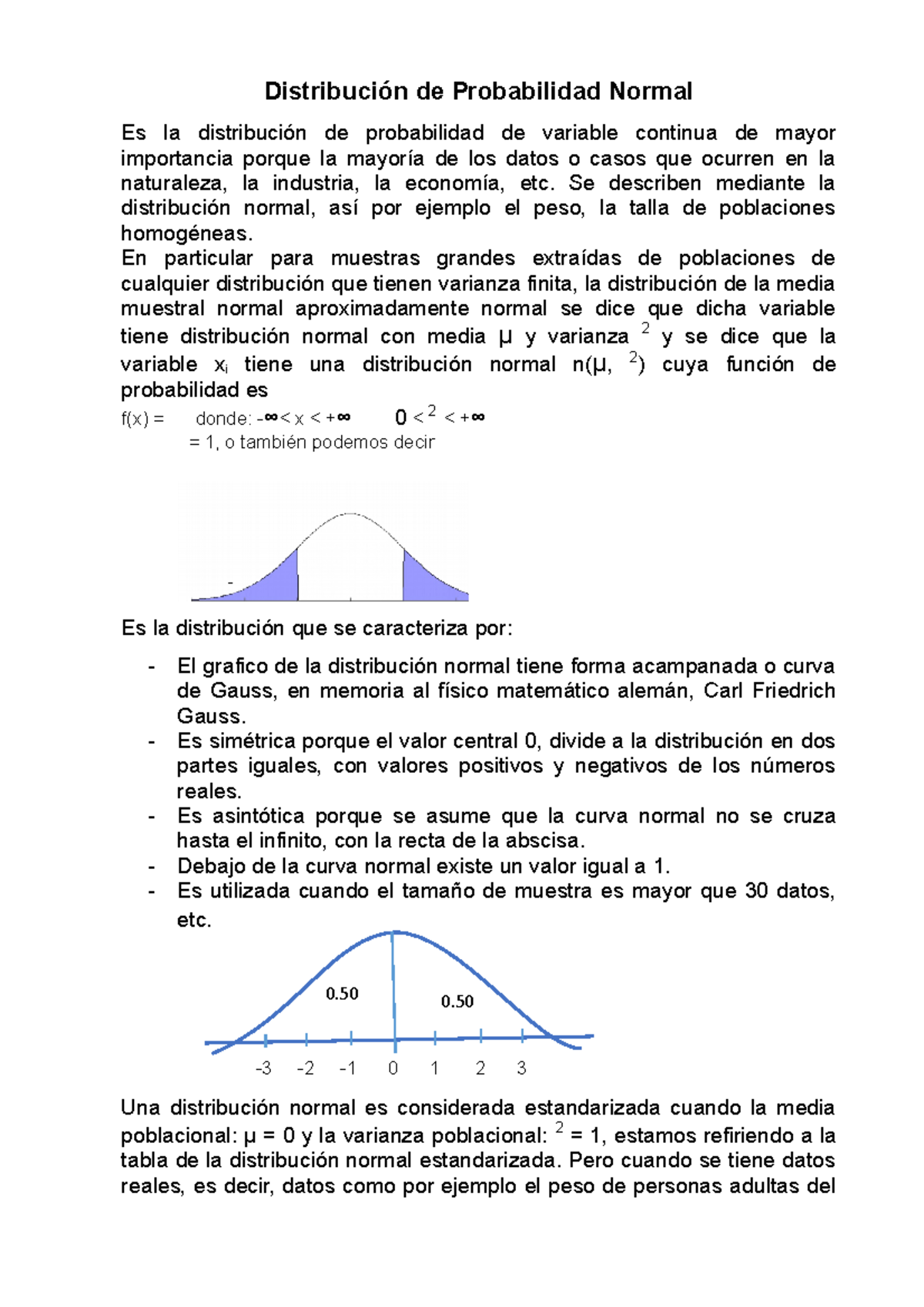 Distribucion Normal Propiedades - Distribución de Probabilidad Normal ...