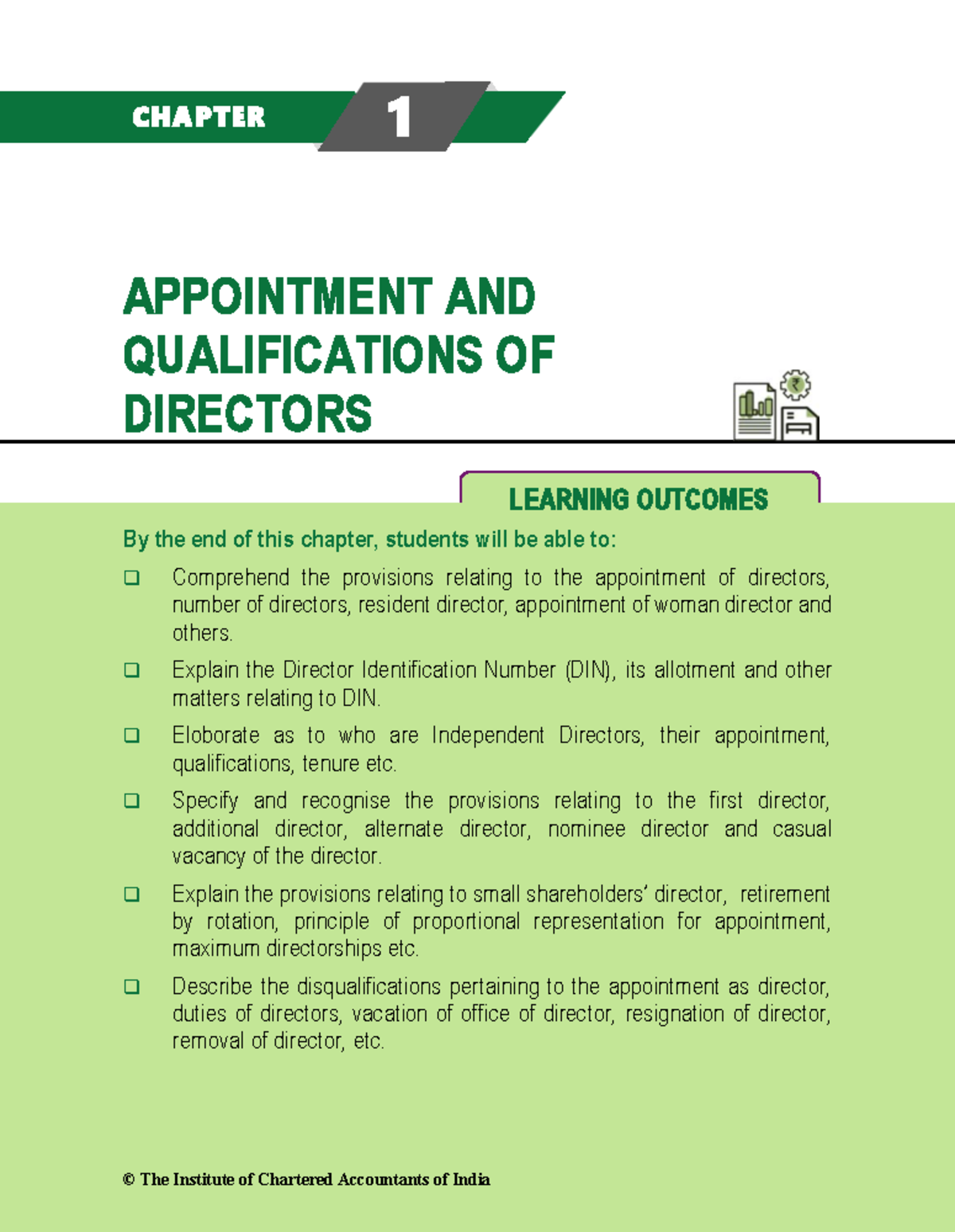 1. appointment and qualification of director-unlocked - 1 APPOINTMENT ...