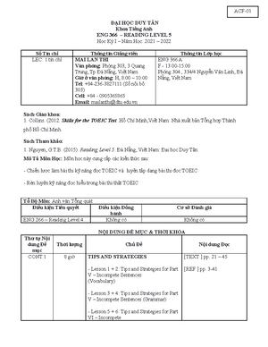 Lesson 2- ENG217- Theory - LESSON 2: ADJECTIVE CLAUSES 2 (MỆNH ĐỀ TÍNH ...