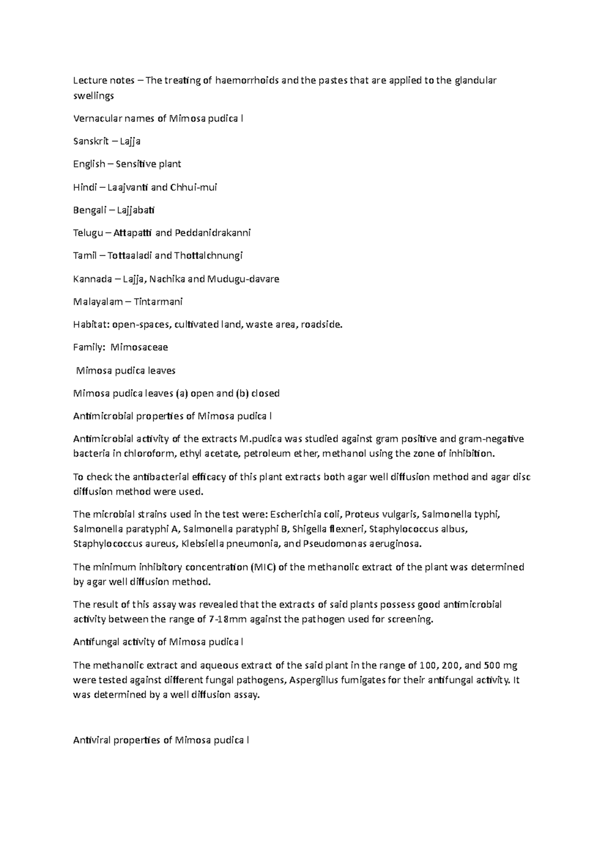 Lecture notes – The treating of haemorrhoids and the pastes that are ...