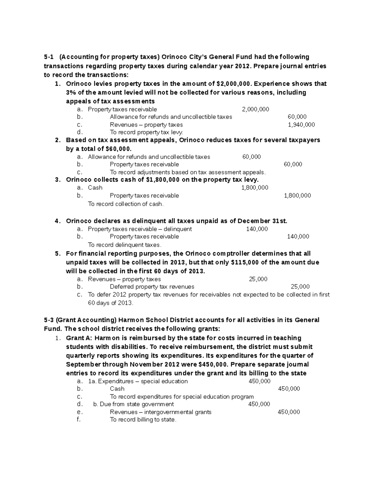 Chapter 5 MCQ Answers - Financial Accounting - 5-1 (Accounting for ...
