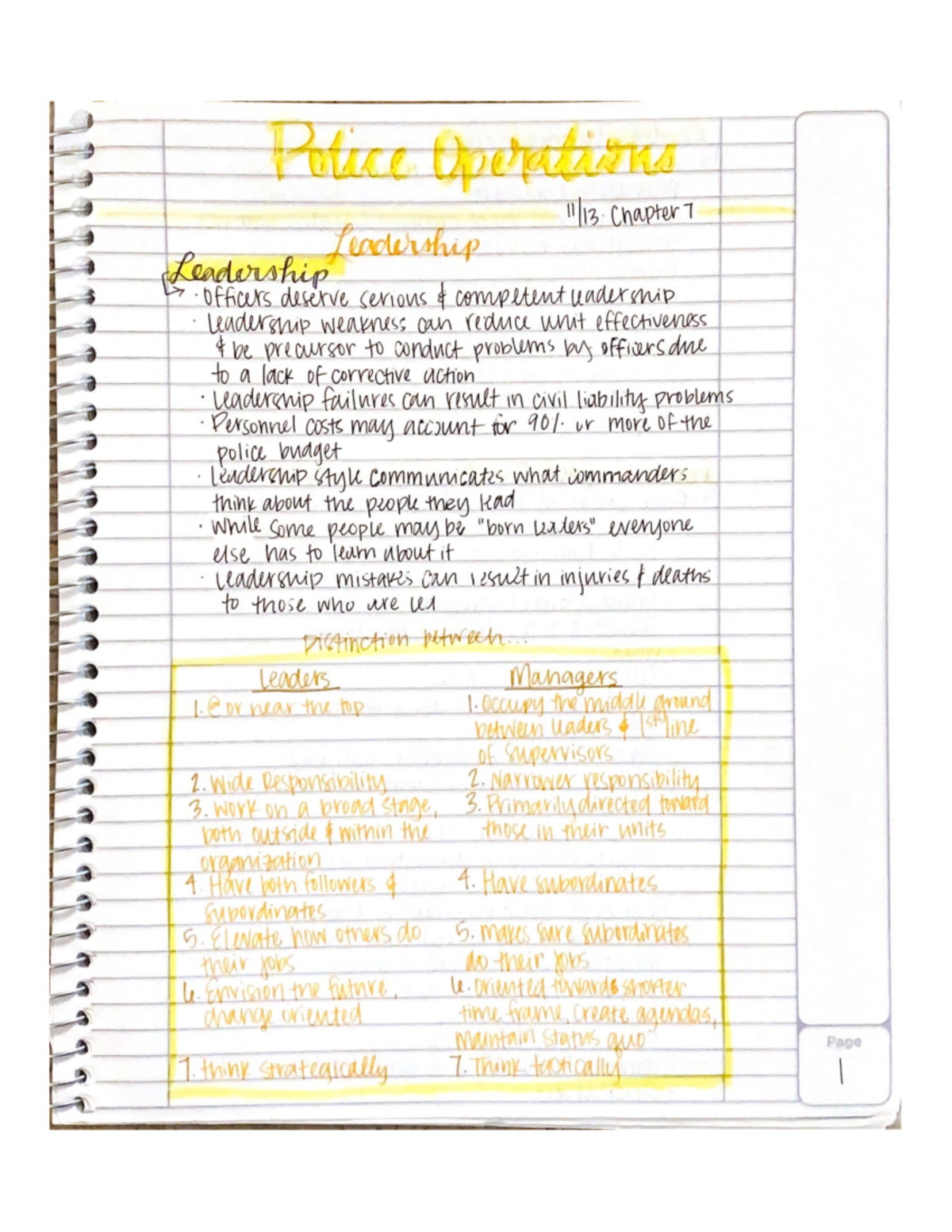 CJ 320 - Police Operations and Procedures: Chapter 7 - Police ...