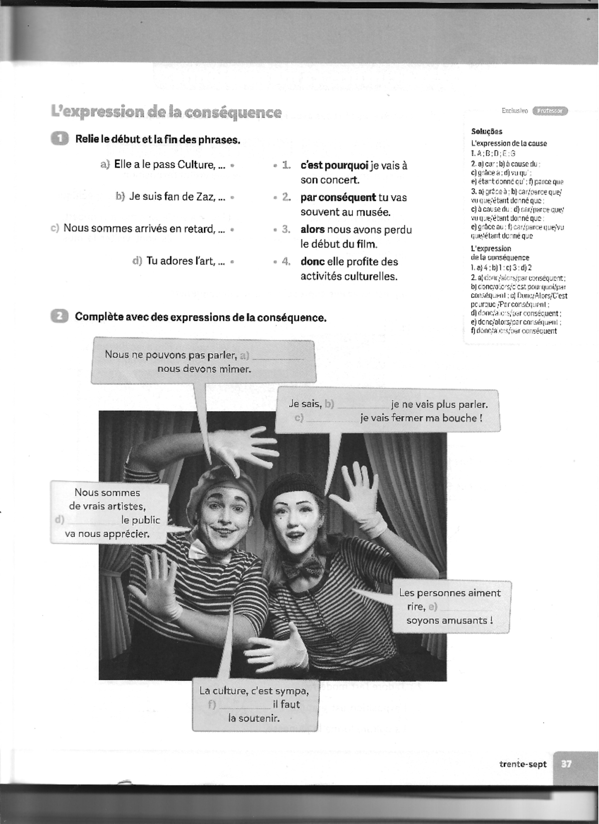 L'expression de la conséquence - de la conséquence Exclusivo Professor ...