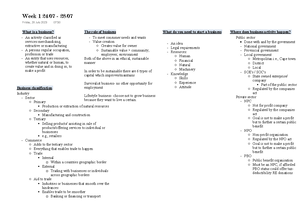 Module 5 Lecture slides (Student version) - WEEK 5: FRAMEWORKS/MODELS Monday Lecture 1 Learning ...