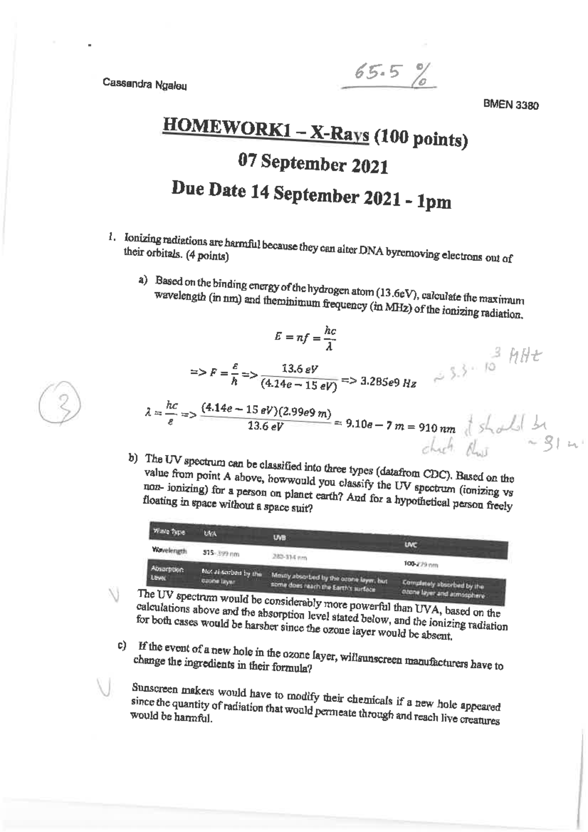 HW1 graded - BMEN 3380 - Studocu