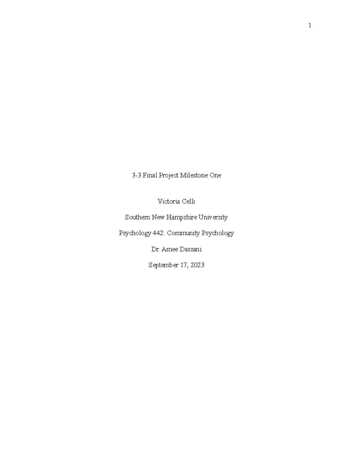 3-3 Final Application Part One - 3-3 Final Project Milestone One ...