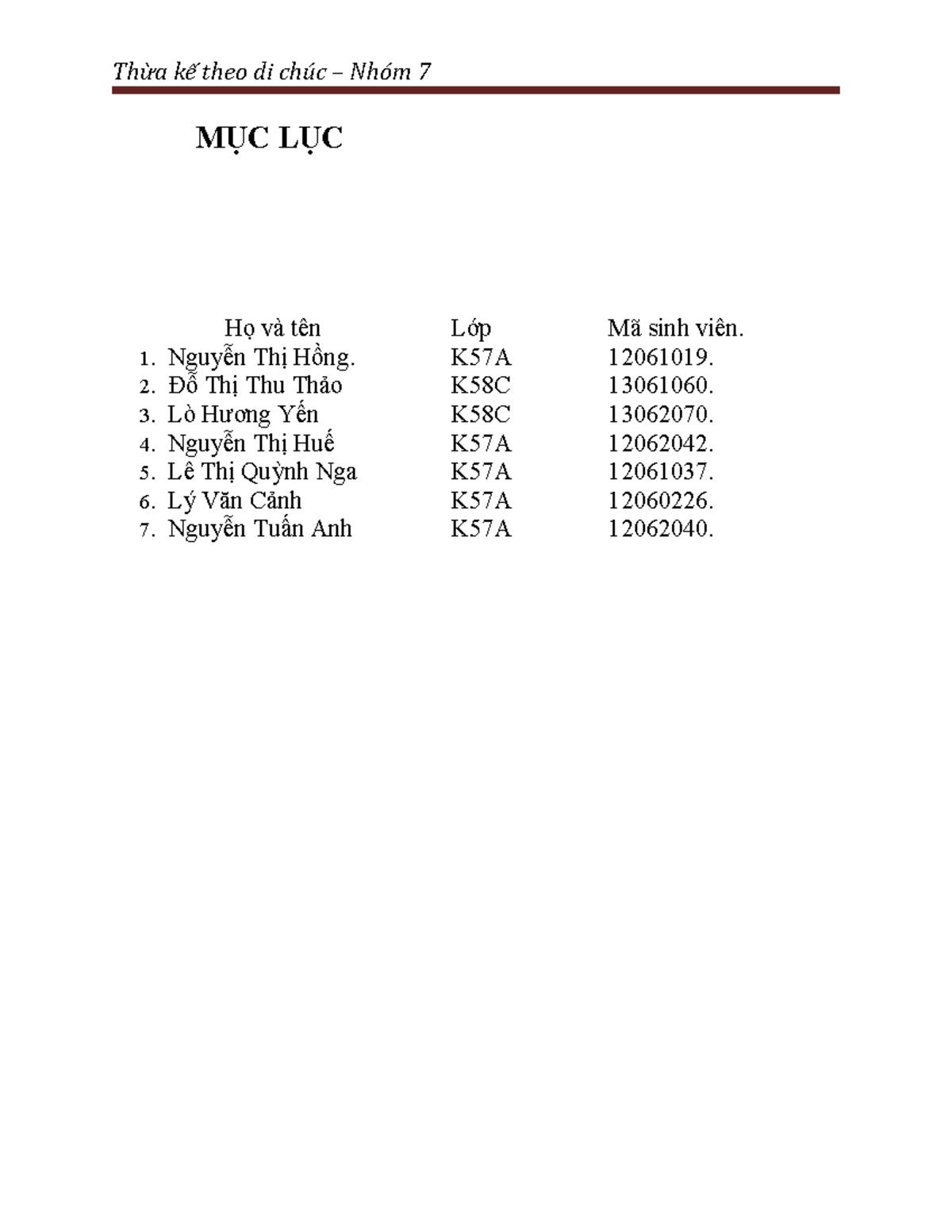 [123doc] - bao-cao-tieu-luan-thua-ke-theo-di-chuc PHÁP LUẬT đc - Thừa kế theo di chúc – Nhóm 7 ...