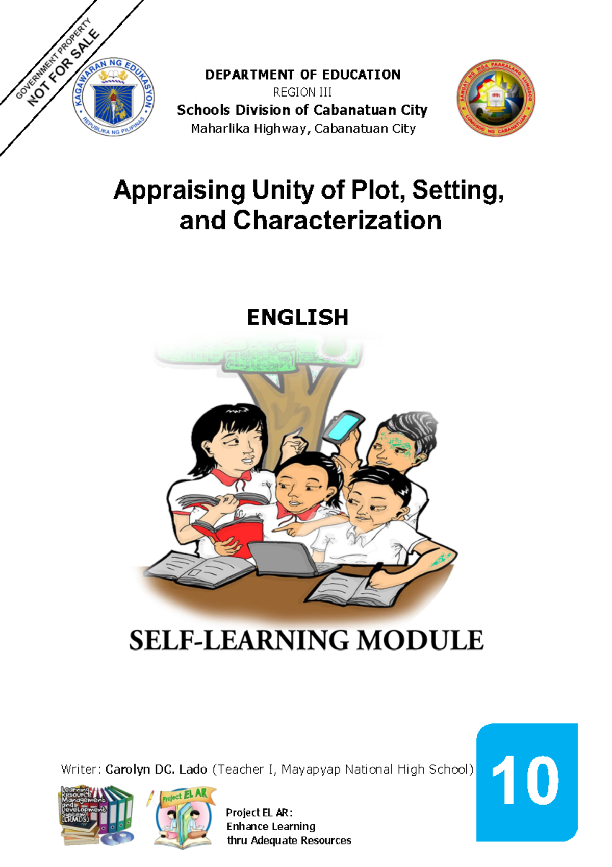 English.G10.Q1 - sample daily lesson plan for grade 10 ...