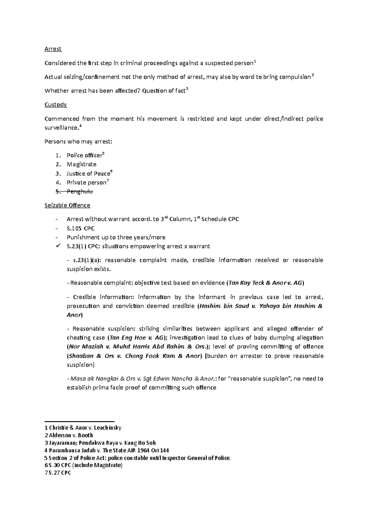 Arrest - ... - Arrest Considered the first step in criminal proceedings ...