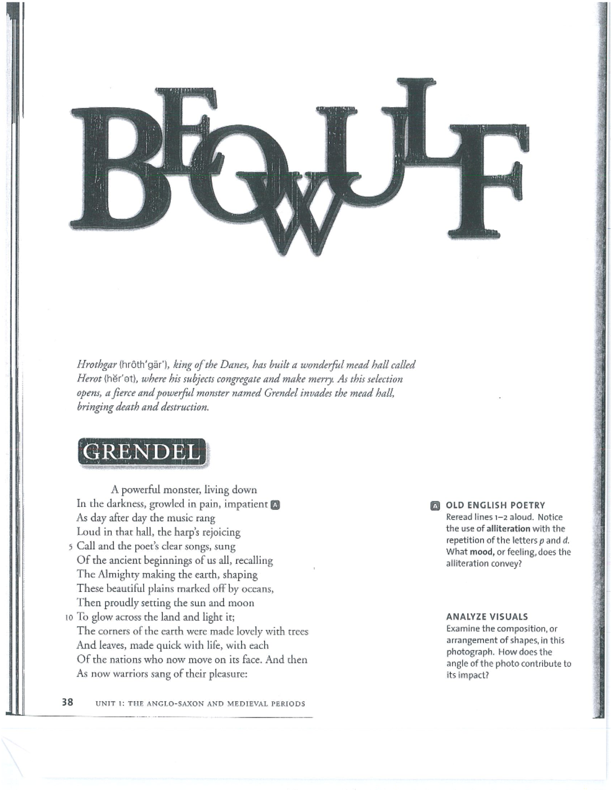 632539431-Beowulf - beowulf poem - Hrothgar king of the Danes, has ...