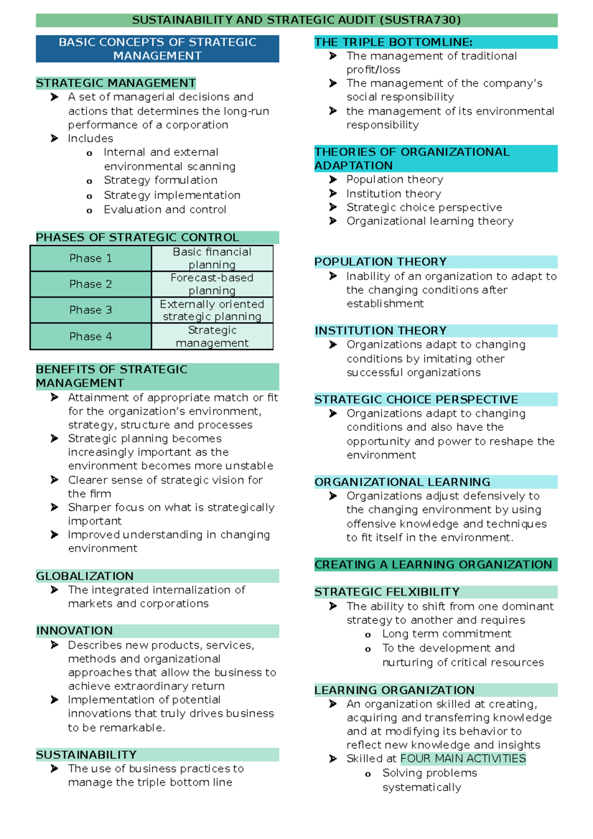 Basic Concepts OF Strategic Management - BASIC CONCEPTS OF STRATEGIC ...