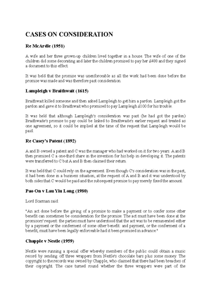 Duress Law Cases - Case law summaries - Duress Law Cases DURESS TO THE ...