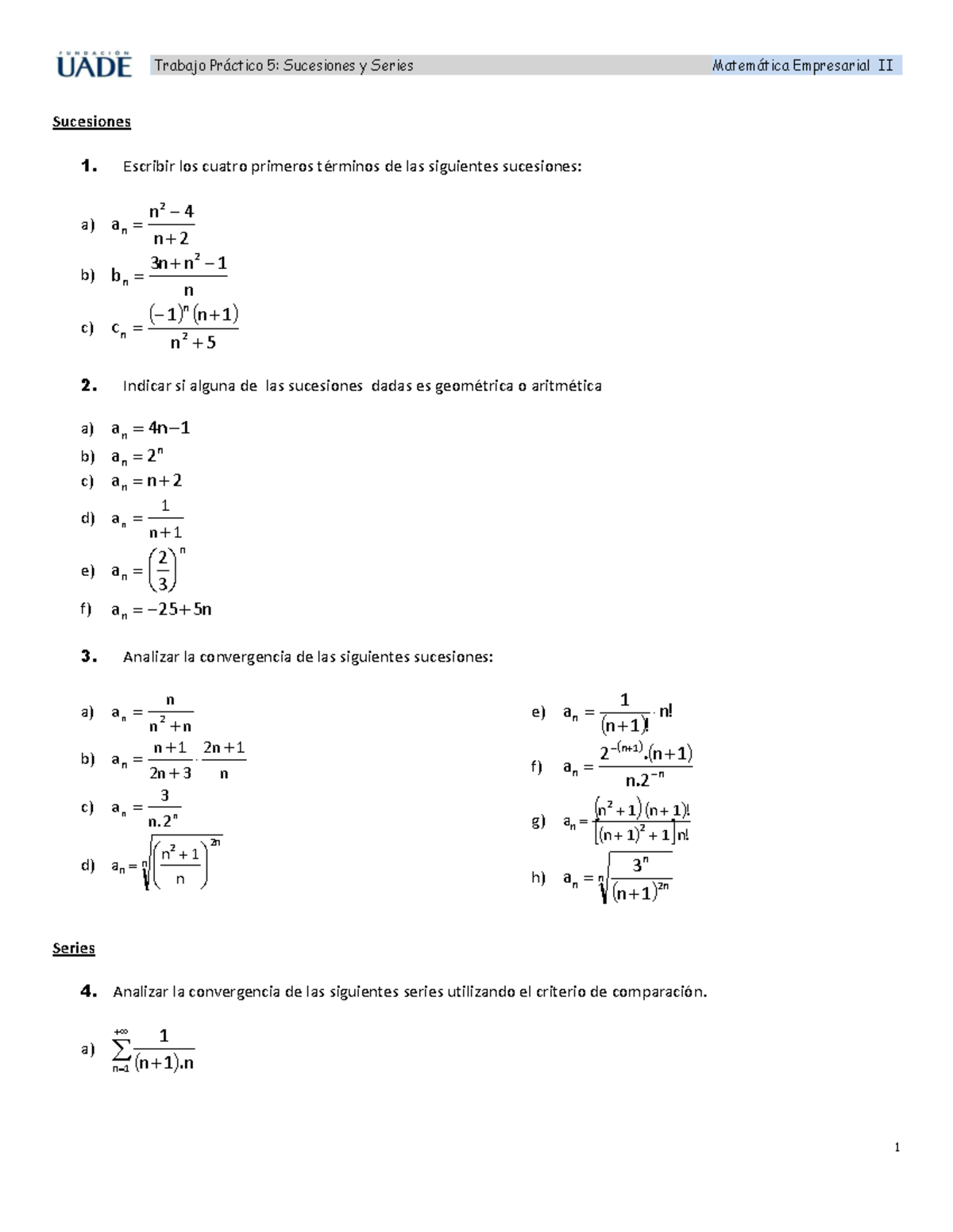 M2 TP5 20 - Apuntes - Trabajo Práctico 5: Sucesiones y Series ...
