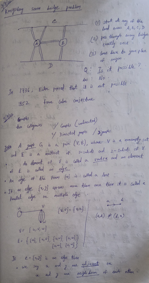 Graph theory aug 26-31 - Lrdwti 6 Ass am e Ca ####### f: V(G-)v (tn) n ...