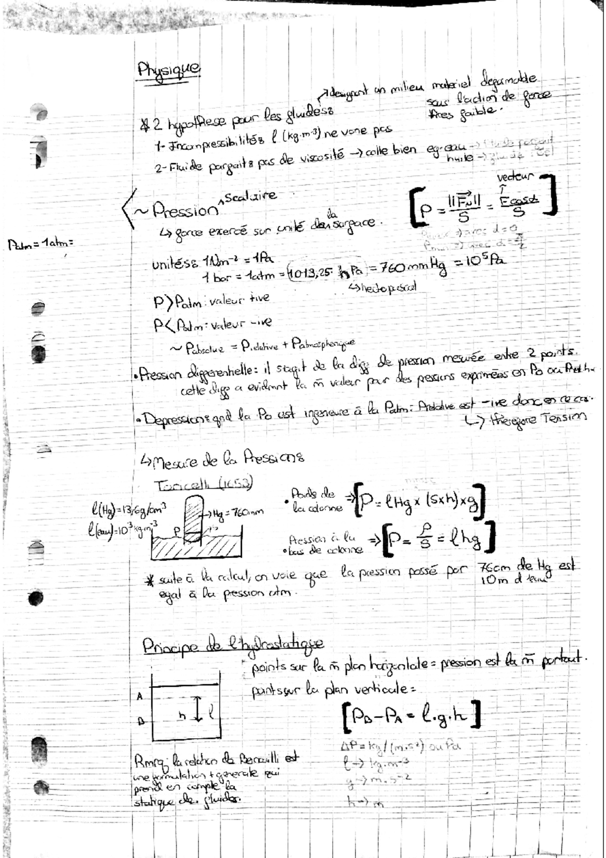 Physique S2 cours - Summary PHYSIQ2 - 1 E 129131181 : g j . 1 ...