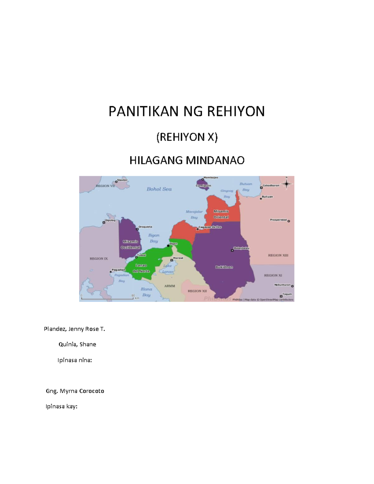 Rehiyon X HILA WPS Office - PANITIKAN NG REHIYON (REHIYON X) HILAGANG ...