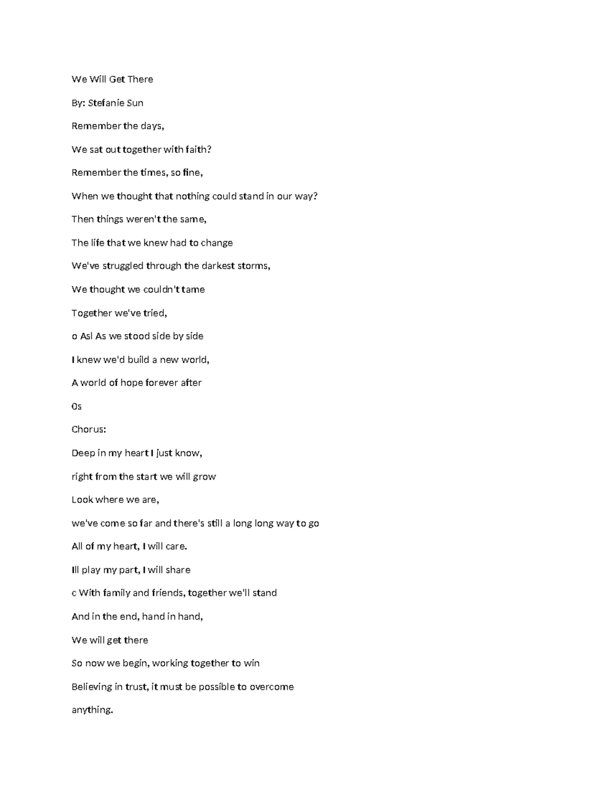 We Will Get The - This is very memorable file for us. - We Will Get ...