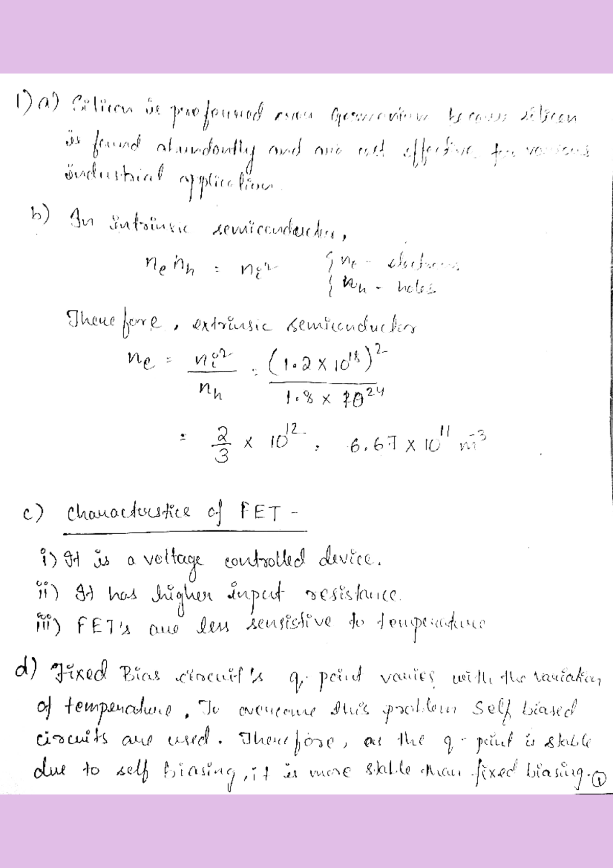 2130108 Harshvardhan Singh AE assignment 1 - Analog Electronic Circuits - Studocu