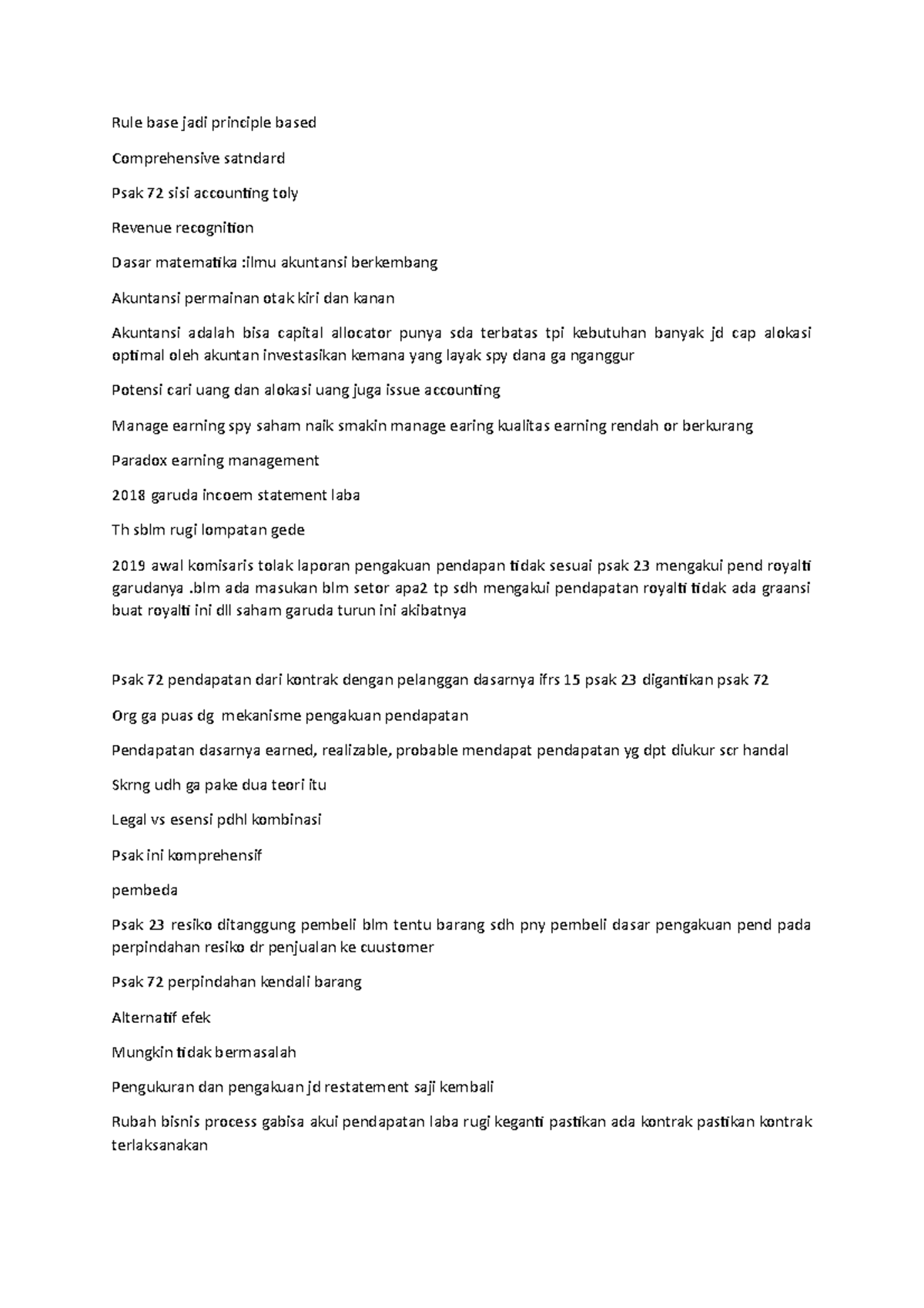 Psak 72 - PSAK 72 - Rule base jadi principle based Comprehensive ...