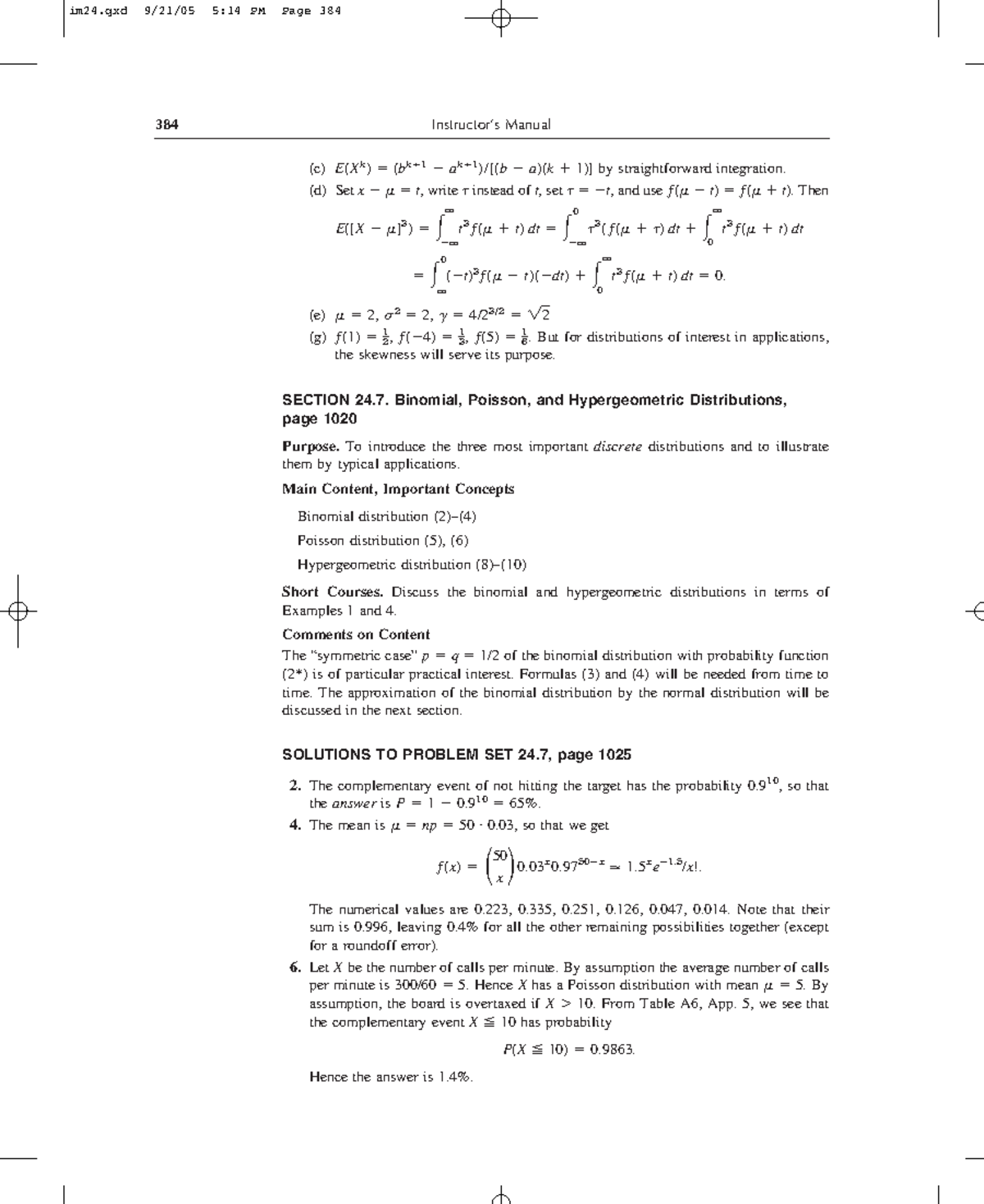 Solution Manuals Of Advanced Engineering Mathematics Erwin ( PDFDrive ...