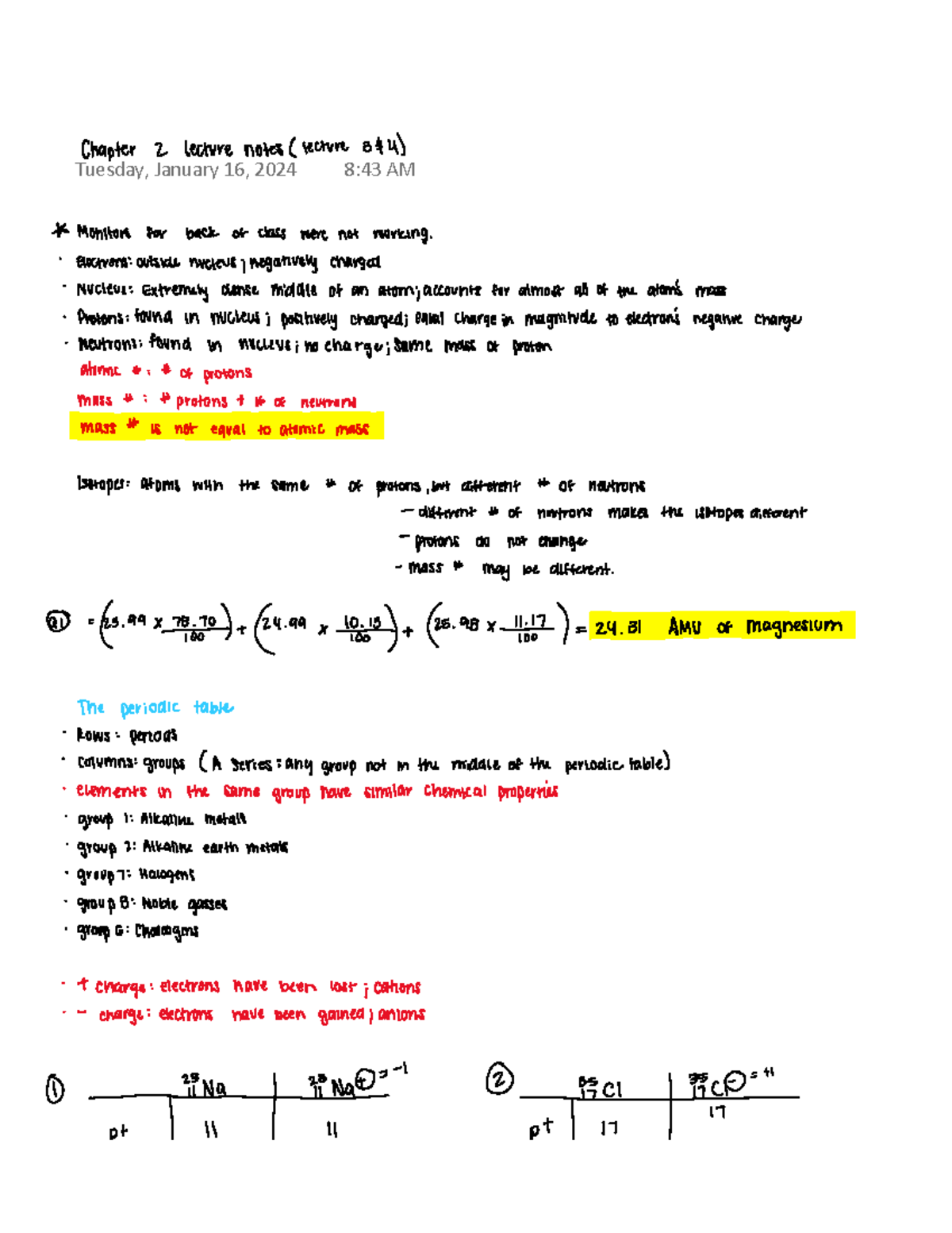 week 2 notes DEo - Chapter 2 lecture notes (lecture 3 4 ) Tuesday ...