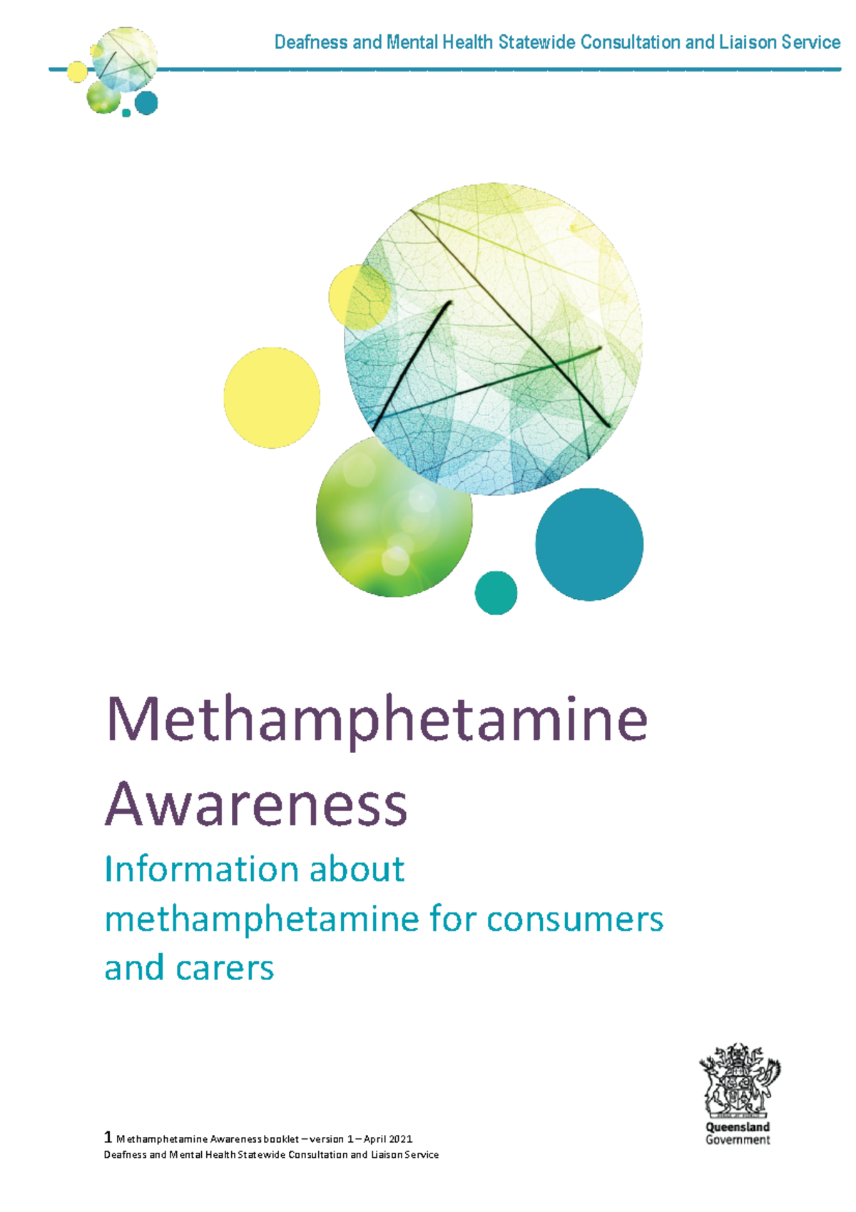Methamphetamine-awareness-booklet - 1 Methamphetamine Awareness booklet ...