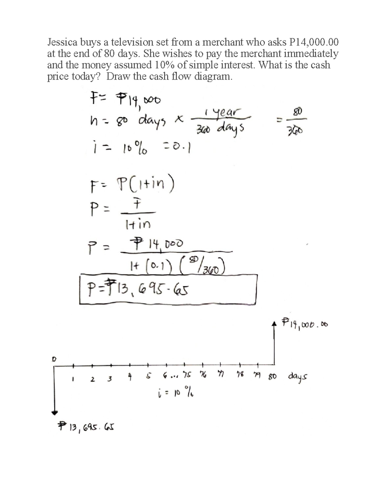 20211026113700 6177e85ce36bc simple interest problems - Jessica buys a ...