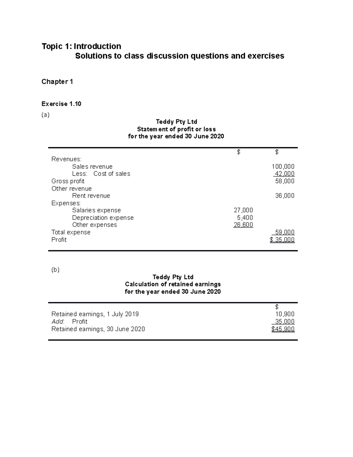 Topic 1. Discussion question solutions - Topic 1: Introduction ...