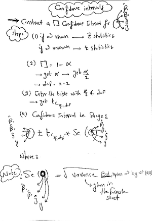 linear regression analysis - Regression - Studocu