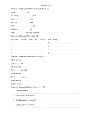 English 1 - Listening: B An introduction to a lecture Listen to the ...